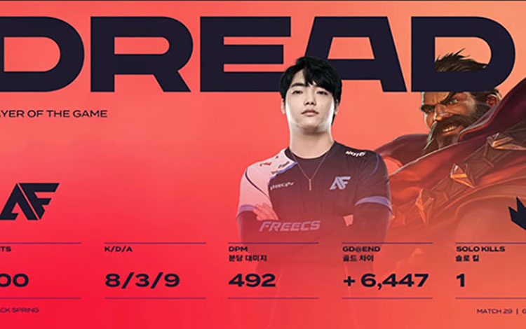 Sau khi đánh bại T1, người đi rừng của AF Dread mong muốn vượt qua lời ...