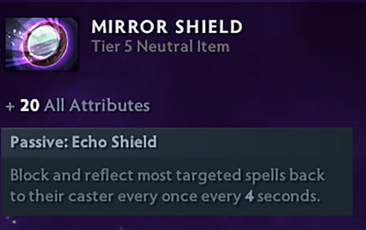 Bạn có biết? Mirror Shield đã có mặt tại thế giới DotA từ phiên bản 6. ...
